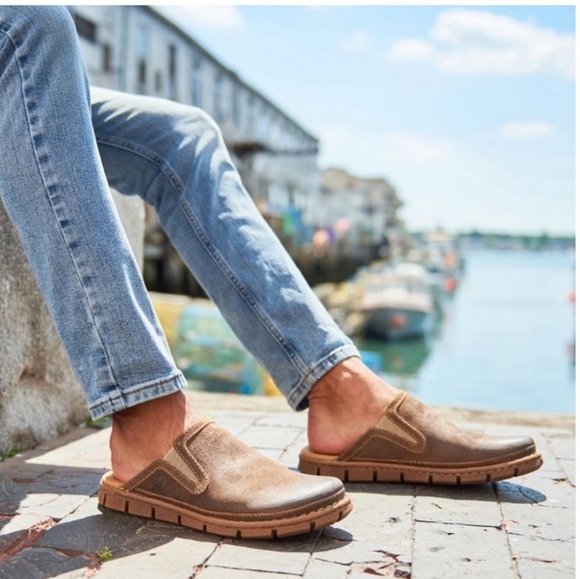 Born | Shoes | Born Maxim Taupe Avola Distressed Mule | Poshmark